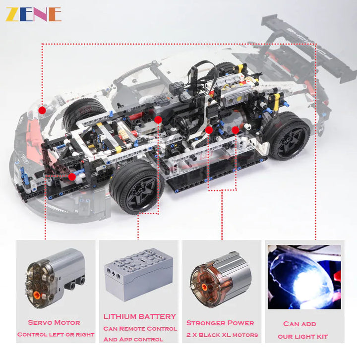 Power Function & Motorized Kit for LEGO® | ZENE Bricks Official Store ...